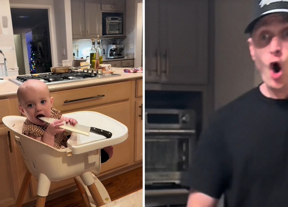 Em nova trend, pais dão facas falsas aos filhos para ver a reação das ...