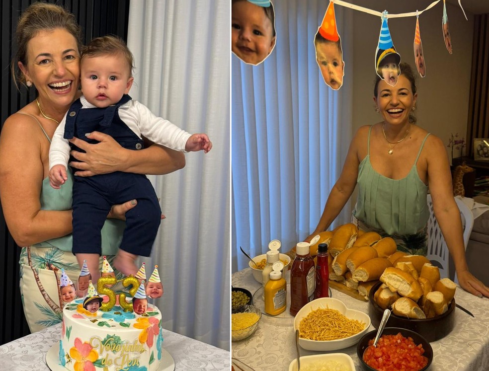 Avó 'coruja' escolhe neto como tema de aniversário e diverte web