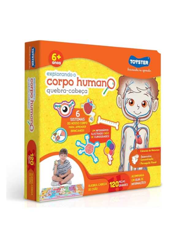 Brinquedo sobre corpo humano: 6 opções para facilitar o aprendizado ...