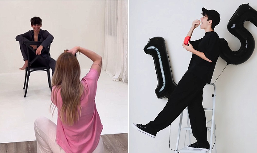 Mãe viraliza com feito raro: fazer filho adolescente posar para ensaio ...