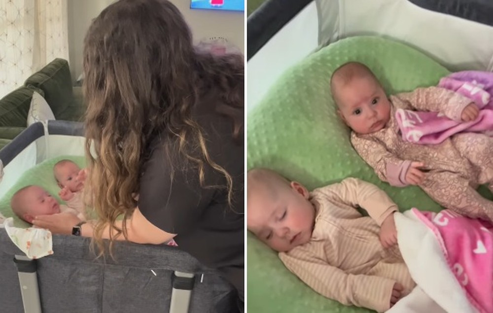 Mãe de trigêmeas entra em pânico ao não conseguir diferenciar filhas e ...