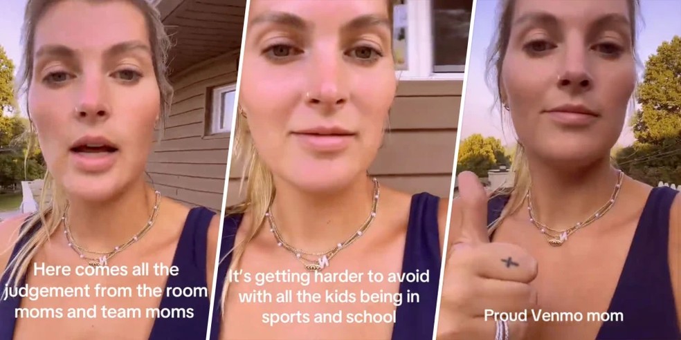 Com 4 filhos, mulher gera debate online ao se intitular como “Mãe Venmo”