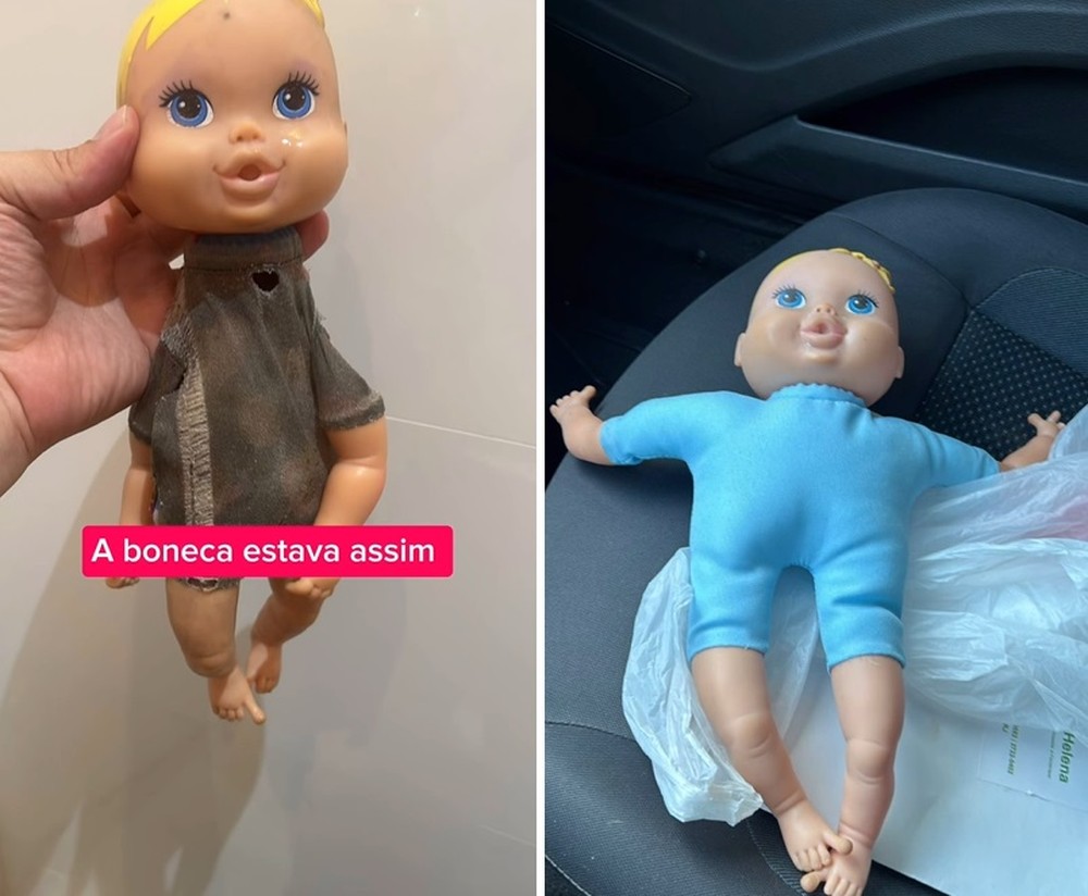 Pais mandam boneca preferida da filha para conserto e resultado é hilário