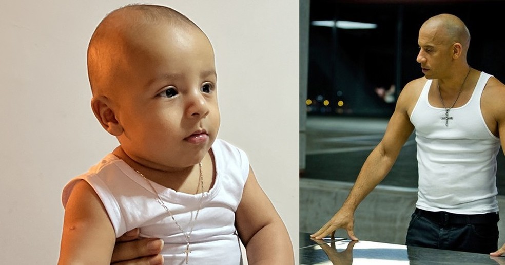 “Fizemos um astro de Hollywood”, brinca mãe de bebê que é a cara de Vin ...