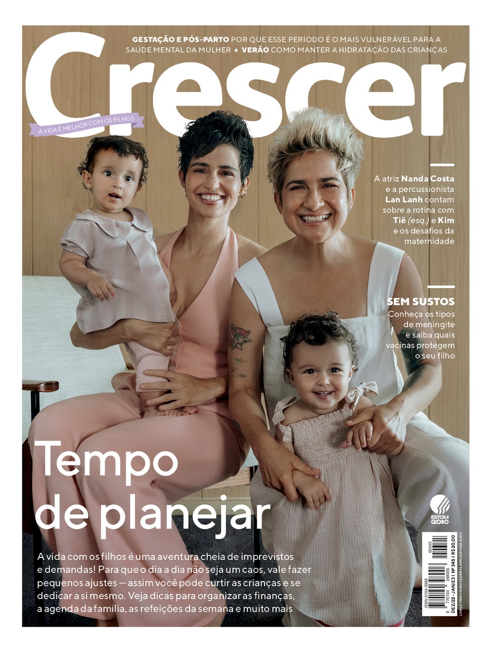 'Queremos que elas vivam num mundo mais igual', diz Nanda Costa sobre ...