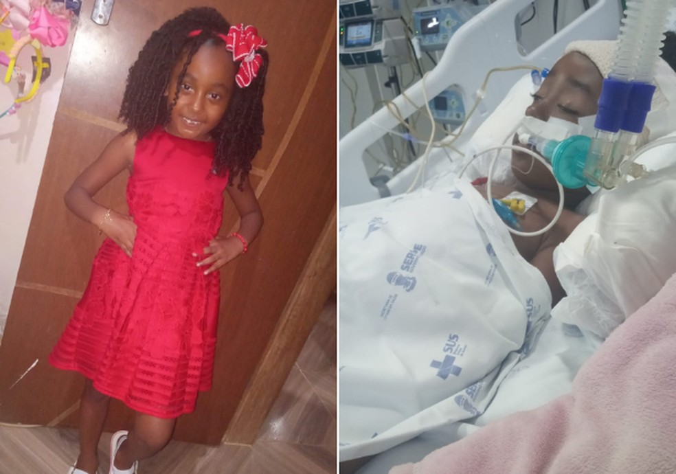 Menina sofre AVC aos 5 anos, em Sergipe: 'Desesperador', diz mãe