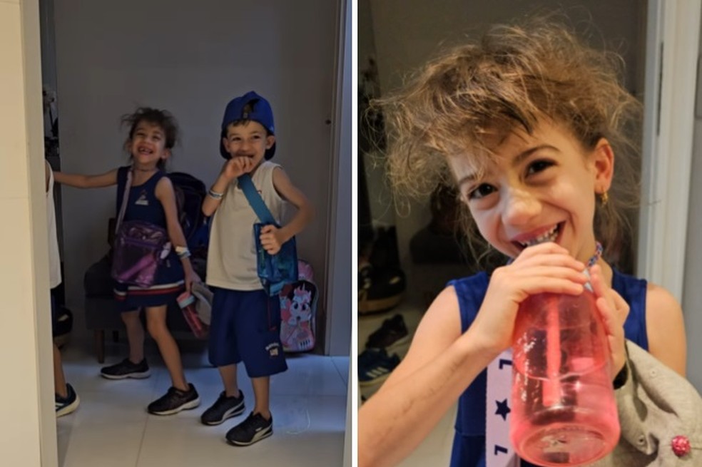 Menina chega de passeio escolar descabelada e cena viraliza: 'Será que ...