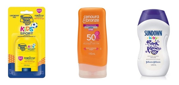 Protetor solar infantil: 7 opções voltadas para os pequenos