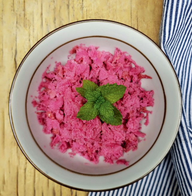 Receita de raspadinha cor-de-rosa