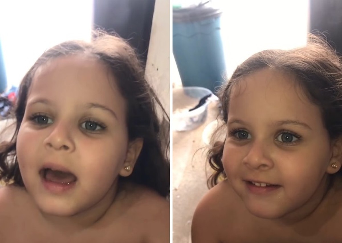 Menina diverte web ao prever como será chamada no futuro: 'Dona Maria'