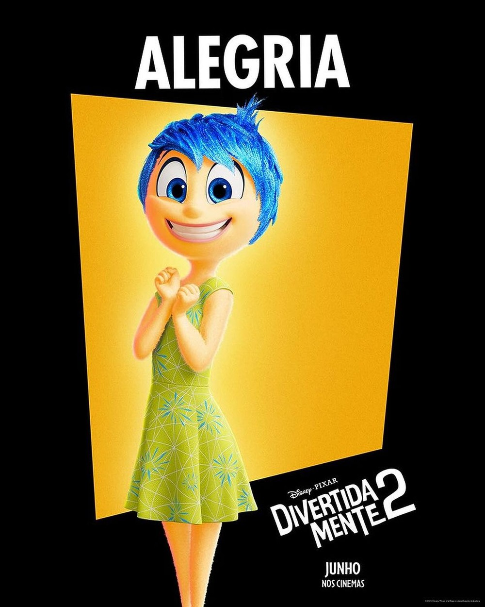 Disney revela pôsteres emocionantes de 'Divertida Mente 2'