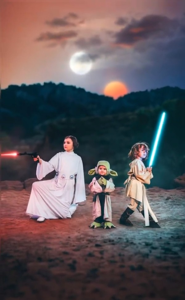 Fotógrafa faz ensaios com os filhos imitando personagens famosos de ...