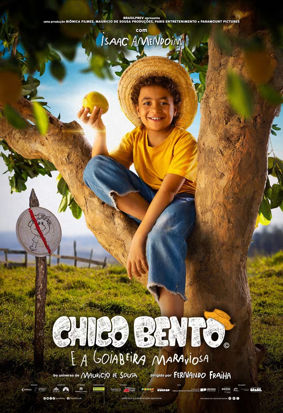 'Chico Bento e a Goiabeira Maraviosa' ganha pôster e novo trailer; veja