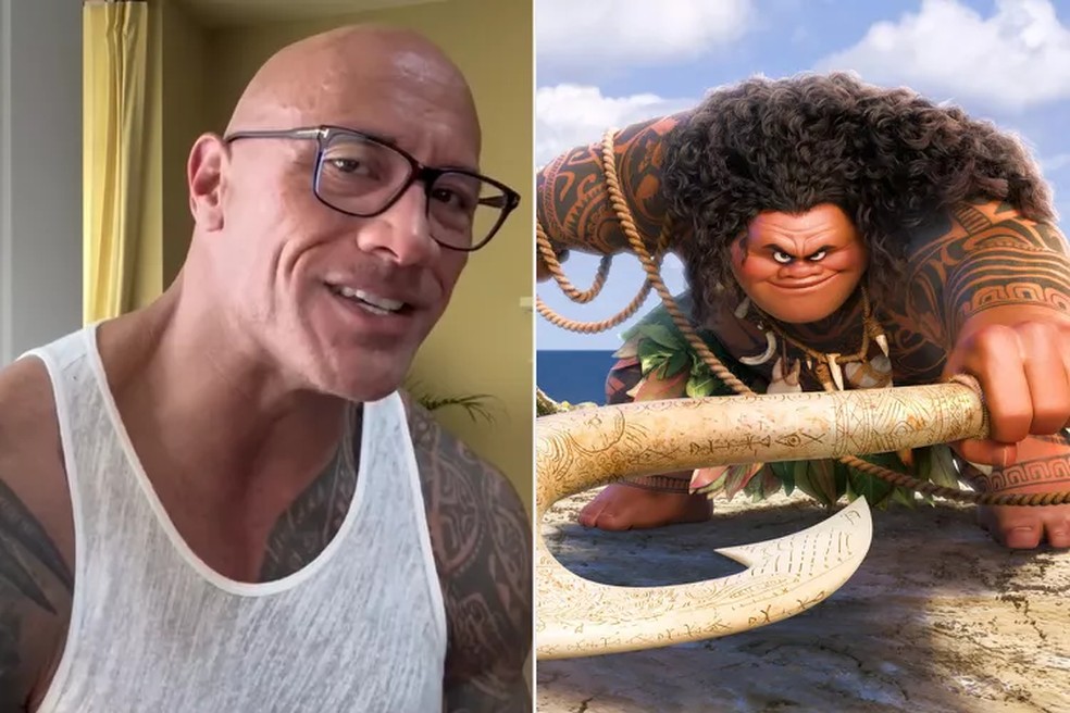 The Rock canta música de 'Moana' para menina doente: 'É minha honra'