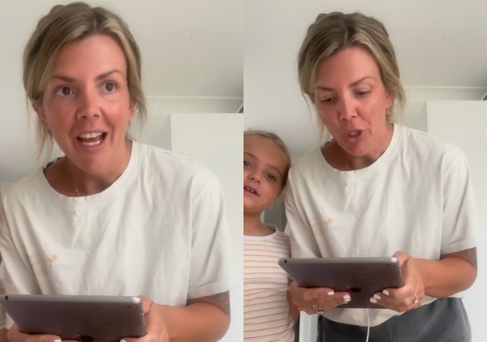 Mãe alerta sobre riscos de usar tablet enquanto o aparelho está carregando