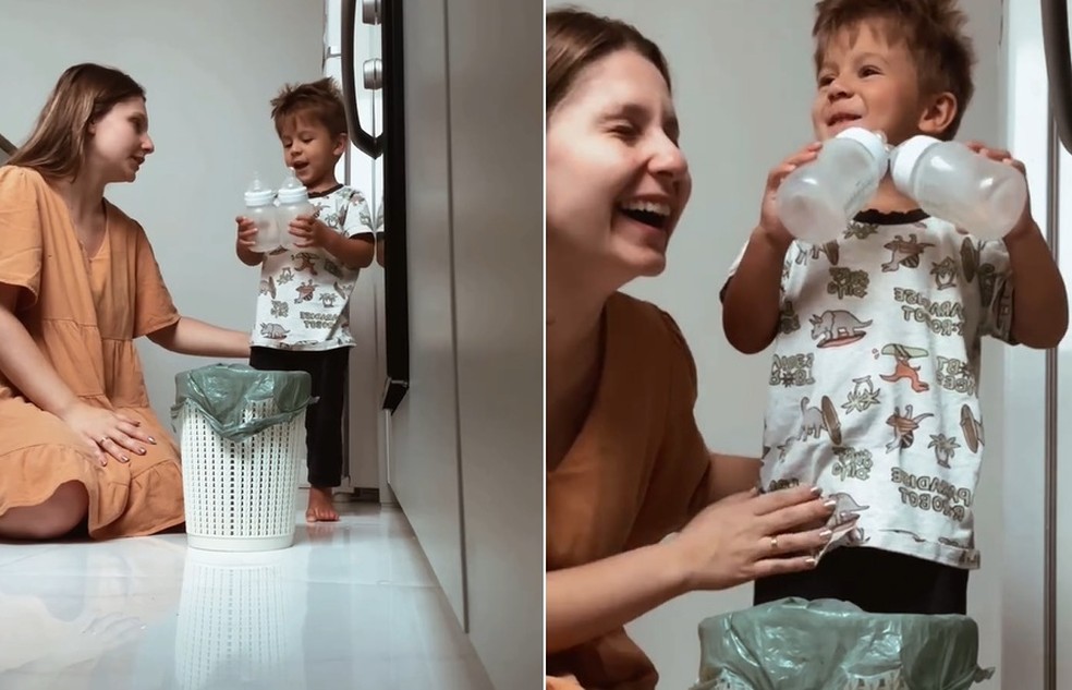 Mãe usa IA para incentivar filho a largar mamadeira – e truque funciona!