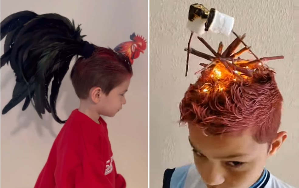 14 ideias de cabelo maluco para meninos