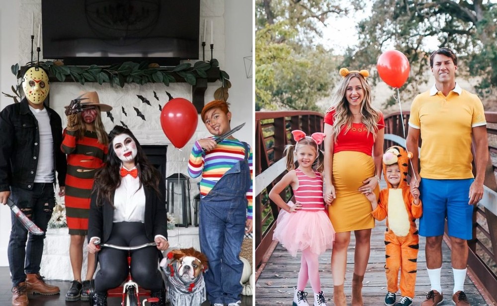 16 ideias de fantasias de Halloween para famílias