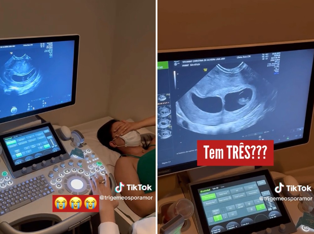 'Tem três?': vídeo de casal descobrindo que terá trigêmeos viraliza