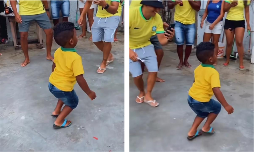 Menino de 3 anos viraliza fazendo a 'Dança do Pombo' e imitando o ...