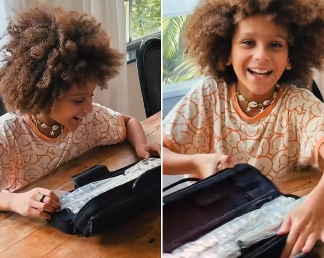 Filho de Aline Wirley e Igor Rickli tem a melhor reação ao ganhar ...