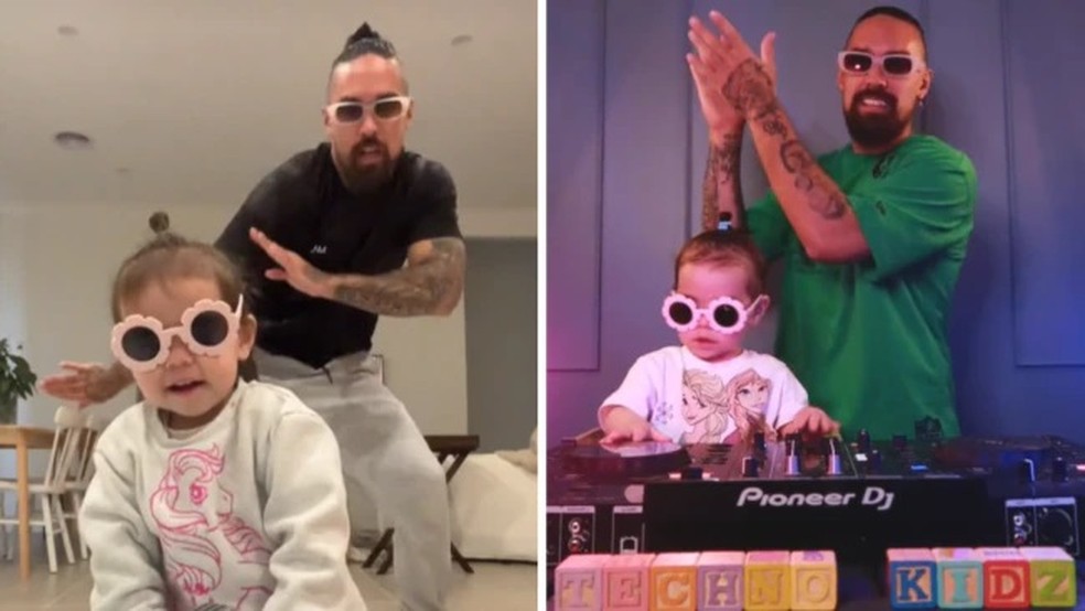 Pai DJ faz sucesso criando músicas eletrônicas a partir de canções infantis
