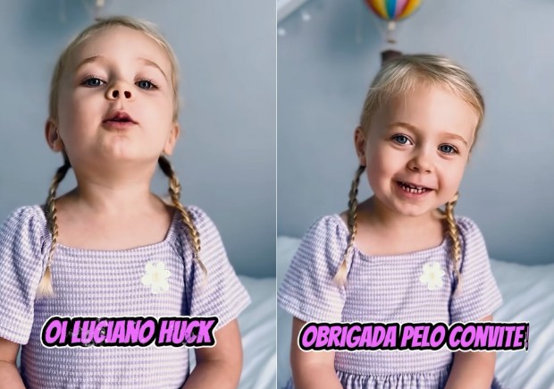 Alice, a menina das palavas difíceis, apresentará quadro no Domingão ...