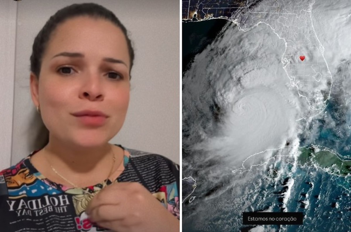 Brasileira, que mora na Flórida, mostra onde ela e a família estão em ...