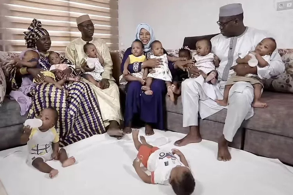 Únicos nônuplos do mundo completam 4 anos; veja como estão agora